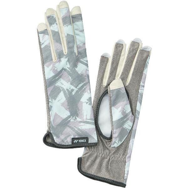 ネイルスルー、手の平穴有りタイプのテニスグローブ。◯手袋ポリエステル+ポリウレタンUVカット、吸水速乾、ストレッチ、強力グリップ、ネイルスルー、手の平穴有りインドネシア【02906080000000000】【03008010000000000】