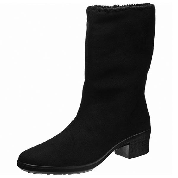 シンプルなデザインとスタイリッシュなシルエットが特長の エレガント系ショートブーツです。通勤やお出かけからカジュアルなシーンまで 幅広い場面で活躍します。内側に配置されたファーが足を暖かく包み込んでくれます。履き口を折り曲げてもご使用頂ける...