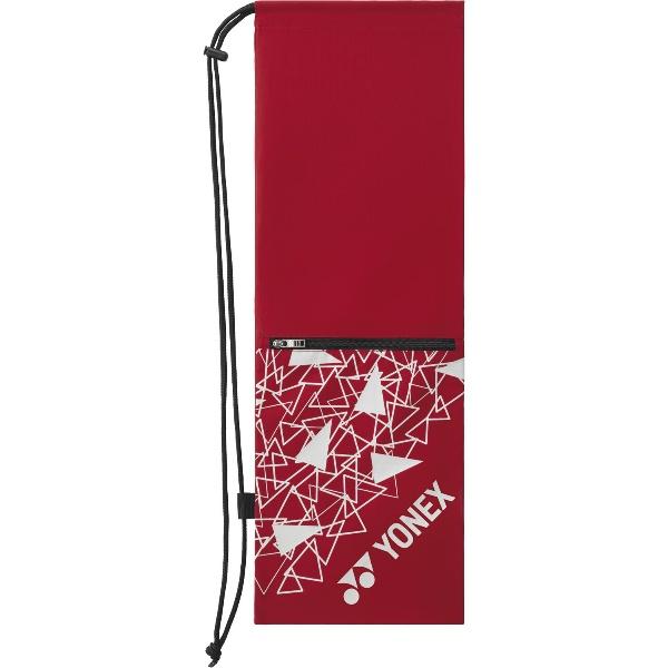 バドミントンラケット2本入用のラケットケース。正面ファスナーポケット付き。◯ラケットバッグポリエステル25.5×74cm正面ポケット、YKKファスナー台湾【02907060000000000】【03008010000000000】