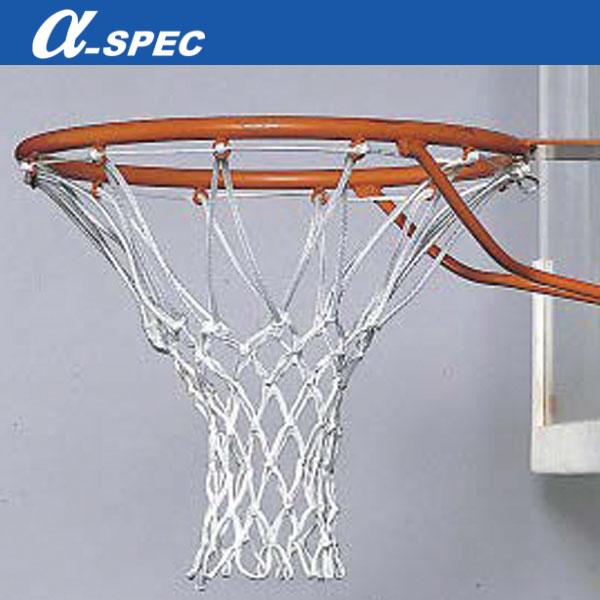 品名 AWバスケットゴールリングネット・2枚1組品番 BGRN-4010サイズ OS（ワンサイズ）カラー WHT（ホワイト）素材 ポリプロピレン太さ 上／取付部（AW）約5.7mm　下／ネット部 約5.0mm形状 有結節原産国 台湾●取り付...