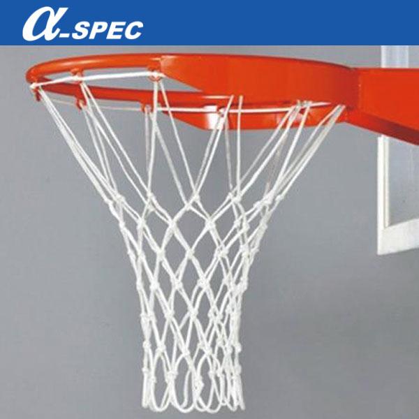 品名 バスケットゴールリングネット・2枚1組品番 BGRN-CNB2サイズ OS（ワンサイズ）カラー WHT（ホワイト）素材 ポリエステル太さ 上／取付部（AW）約5.0mm　下／ネット部 約5.0mm形状 有結節原産国 台湾●取り付けロー...