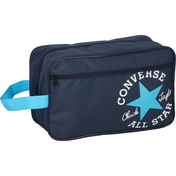 CONVERSEのシューズケース。撥水加工あり。ファスナー付きポケット仕様で小物を分けて収納できます。部活やジム、室内での観戦時など様々なシーンでご使用いただけます。◯ランドリーバッグポリエステルH21×W34×D14cm148g中国【03...