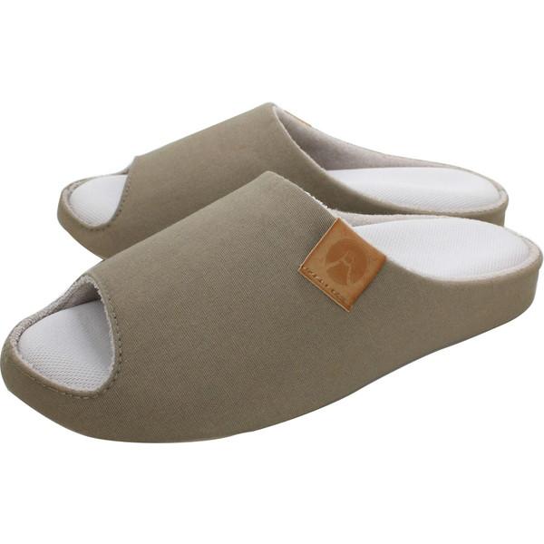 コンフォートサンダル「Re：getA（リゲッタ）」の履き心地はそのままに、ふんわり足を包み込む優しい設計。長時間の在宅ワークでも立ちっぱなしの家事でもストレスフリーの時間を過ごせるスリッパです。◯シューズ素材：アッパー／綿・ポリエステル・合...