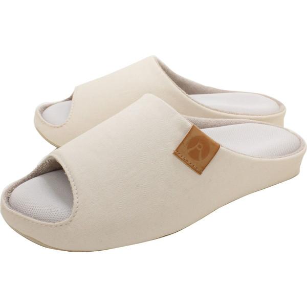 コンフォートサンダル「Re：getA（リゲッタ）」の履き心地はそのままに、ふんわり足を包み込む優しい設計。長時間の在宅ワークでも立ちっぱなしの家事でもストレスフリーの時間を過ごせるスリッパです。◯シューズ素材：アッパー／綿・ポリエステル・合...