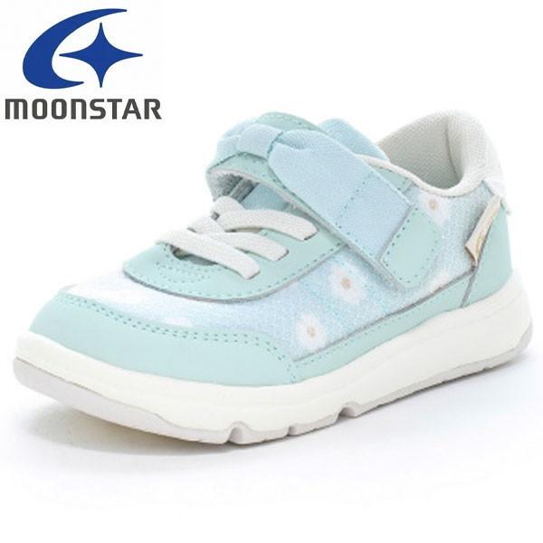 「こどもの足にいいことぜんぶ」の想いから生まれた機能シューズ「ムーンスター キャロット」のキッズシューズです。脱ぎ履きしやすいゴム紐×バンドタイプです。まるで太陽とマリアージュしたような春夏にぴったりな花柄プリントと、ブラウスの襟をイメージ...