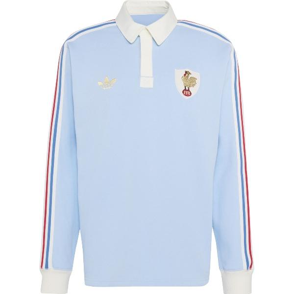 フランス ラグビー 120周年 クランチ ヘリテージ ジャージで、フランスラグビーの豊かな歴史をたたえよう。フランスとイングランドの120年にわたるライバル関係にオマージュを捧げるコレクションの一部で、1906年の初対戦時にレ・ブルーが着用...