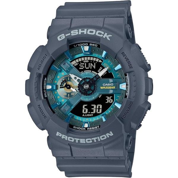 タフネスを追求し進化を続けるG-SHOCKから、真夏の太陽が照りつける魅惑のオアシスをイメージしたモデルです。ベースモデルは武骨で堅牢なフォルムのGA-110を採用。昼と夜のオアシスをデザインテーマに、光り輝く水面のようなスケルトンの文字板...