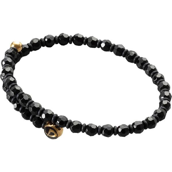 ラグジュアリー(高級感)とファンクショナリティ(機能性)の融合。細身のブレスレットに仕上がっている為、手首に華奢な印象を与えます。カットを施した天然石は光を乱反射させ、高級感を与えます。装着すると手首に輝きと、華やかさが加わります。石と石の...