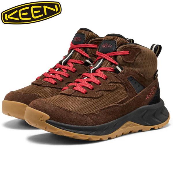 Fast &amp; light meets rugged &amp; supportive. 高いクッション性を誇るソールユニットとKEEN最先端の技術を融合した、ハイパフォーマンストレイルブーツ。大人同様の機能を搭載したキッズバージョン...