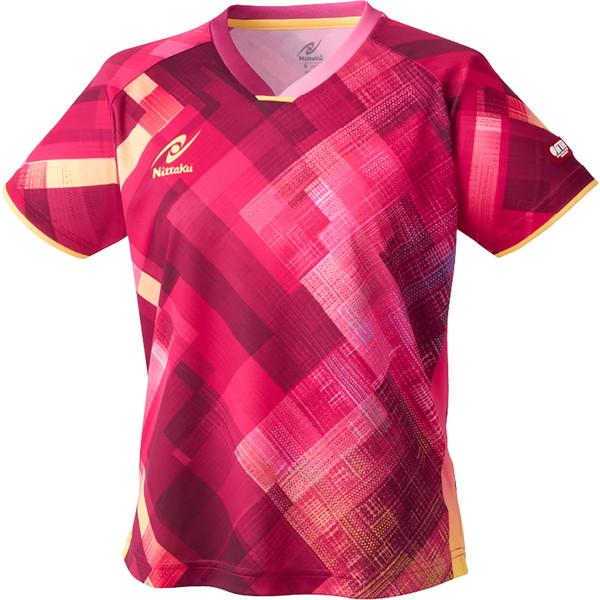 屈折したラインを何層にも重ね、無機質で洗練された未来空間をイメージ。キラキラと見える粒子状のアクセントカラーは光の輝きを表現しました。J130から2XOまで、チームで揃えやすい10サイズ展開。ラウンドタイプの裾でスマート見え効果！◯ゲームシ...