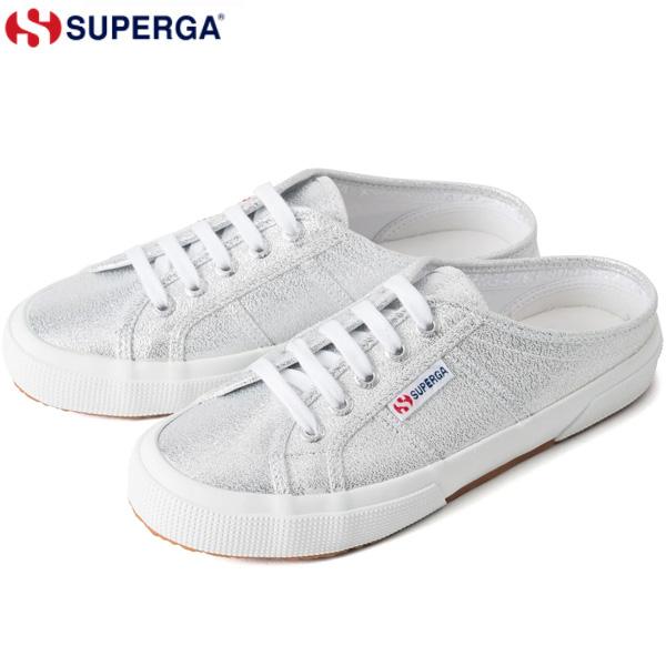 スペルガの定番となるシルバーラメスニーカーのミュールタイプ。上品で控えめな雰囲気のラメ感は、コンサバきれいめからカジュアルまで、幅広いコーディネートで使えるスペルガの人気アイテムですアッパー：ポリエステルソール：ラバー※サイズ表記は目安とな...