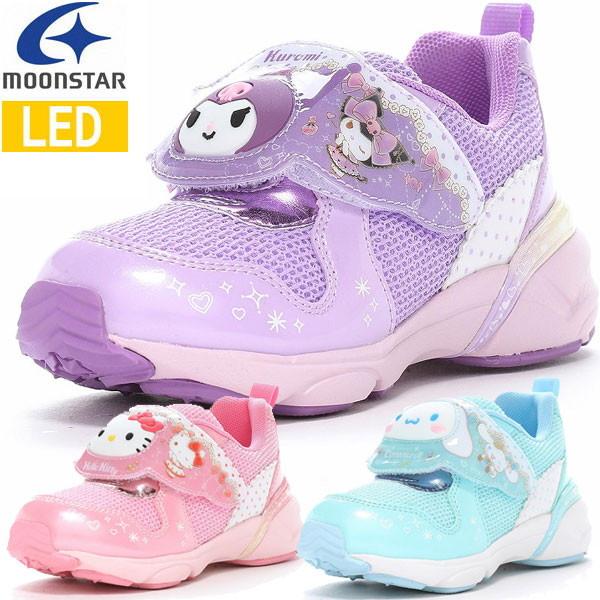 サンリオのLEDキッズシューズです。ワンタッチで脱ぎ履きできる一本バンドのジョグタイプです。通園をはじめ、外遊びや運動、お出かけなど、マルチに履いていただけます。パープルは「クロミ」、ピンクは「ハローキティ」、ミントは「シナモロール」です。...