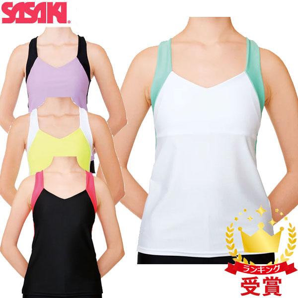 【商品説明】吸汗速乾機能のあるストレッチ生地、トリノクールを使用。カップポケット付きです吸汗速乾＆シルキーな光沢感のストレッチ機能素材「TRINOCOOL（R）」のトップス画面上のカラーと実物のカラーが微妙に異なることがございます。商品の仕...