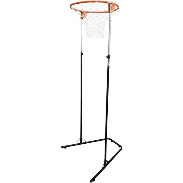 セストゴール用ゴール1台。ご使用の際はサンドウエイトなどの重しをのせてください。◯器具本体・リング/スチール、ネット/ポリエステル高さ約164cm×幅約83cm×奥行き約83cm、リング直径60cm約165〜265cmの間で20cm毎5段階...