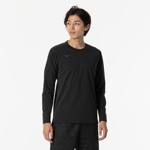 Tシャツ素材をリニューアル！ソフトで肌に馴染む着心地とハリコシを両立し、移動シーンで安心感のある1着。シーズンテーマ柄をミズノマークに使用。<br><br>■シーズンテーマ柄をミズノマークに使用。＊『シーズンテーマ柄...