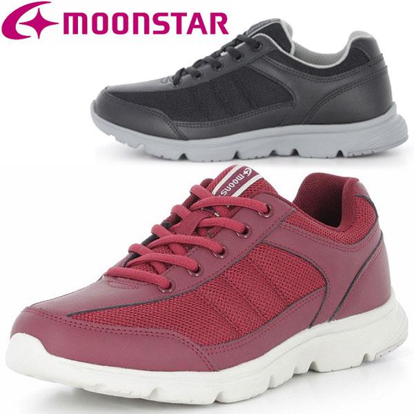 ムーンスターのレディーススニーカーです。屈曲性が良く、軽くて柔らかいので歩きやすいです。普段履きからウォーキング、軽い運動や室内履きなどにおすすめです。ヒールの高さは4.0cmで、重量は23.0cmで片足約230gです。【ワイド設計】足幅の...