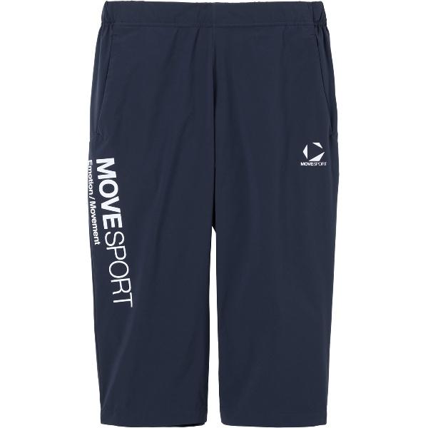 右足前側にブランドロゴグラフィックを配置したクロップドパンツ。軽量の2WAYストレッチウーブン素材を採用。動きやすく快適な着心地。◯WUPニットハーフ・3／4パ・複合繊維(ポリエステ)100%はっ水、2WAYストレッチ、UV CUT(UPF...