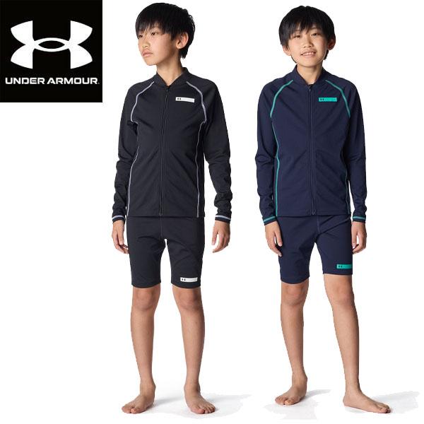 耐久性を考慮した素材を使用したアンダーアーマーのスイムウェア。ブラックとネイビーのボディにワンポイントロゴでスクール水着としても。脆化を軽減し耐久性を考慮した素材を使用フィットフィッティド素材ポリエステル100%原産国マレーシア商品番号60...