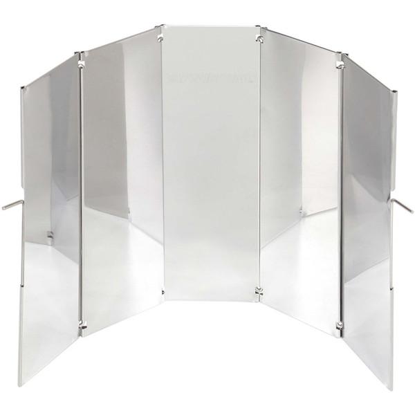 風防と灰受け、1台2役の2wayスクリーン。ソロキャンプに最適なSサイズ。◯食器・燃料素材：ステンレス鋼サイズ（約）：幅400×奥行240×厚さ5mm、収納時／260×100×厚さ23mm（バッグ収納時）重量（約）：450g原産国：中国【0...