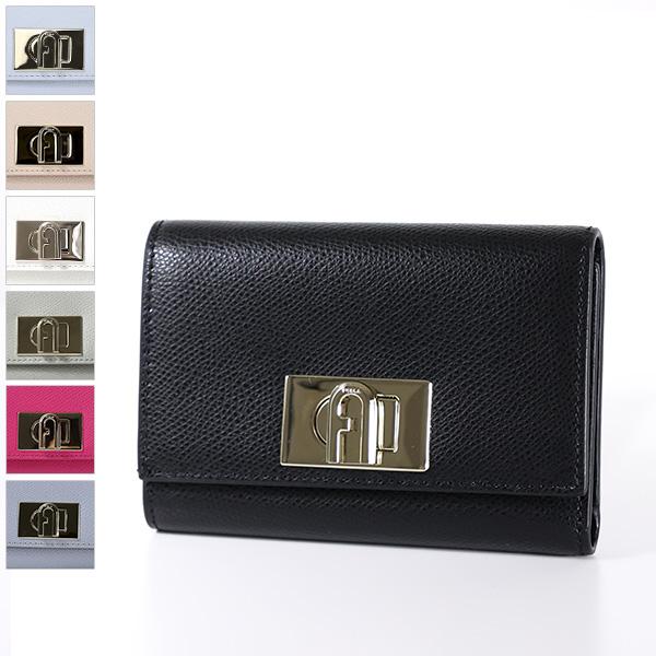 【 FURLA フルラ 1927 M COMPACT WALLET コンパクトウォレット WP00225 ARE000 】プリントレザー製「1927(FURLA 1927) 」コンパクトウォレット Mサイズ。フロントのフルラの刻印入りメタル...