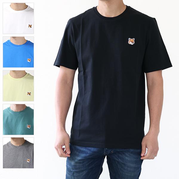 Maison Kitsune メゾンキツネ Fox Head Patch Regular T-Shirt Tシャツ 半袖 クルーネック コットン LM00104 KJ0008商品説明フォックスヘッドの刺繍がワンポイントになっている半袖クルー...