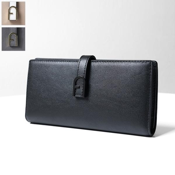 【 FURLA フルラ FLOW CONTINENTAL BIFOLD フロー コンチネンタル バイフォールド WP00402 BX2045 】フラップベルトとアーチバックルが印象的な「FLOW(フロー)」コンチネンタルウォレット。片マチ仕...
