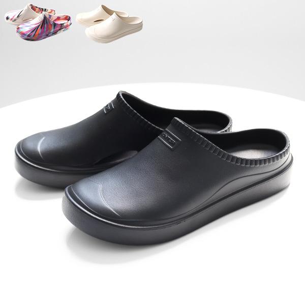 商品名U IN/OUT BLOOM ALGAE FOAM CLOG クロッグサンダル サンダル スリッパ 靴 軽量 厚底 ロゴ メンズ レディース ユニセックス ［UFF1102EVA］色・柄Black ：ブラックMarble / Whit...