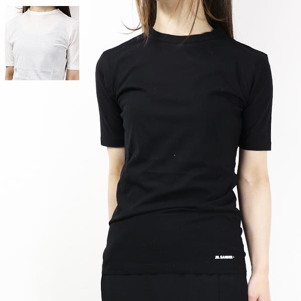 【 Jil Sander ジルサンダー プラス Crew Nack T-Shirts クルーネック Tシャツ JPPU707510 WU248308 】ボトムサイドにJil Sander+のプリントロゴが控えめに配されたコットンジャージーT...