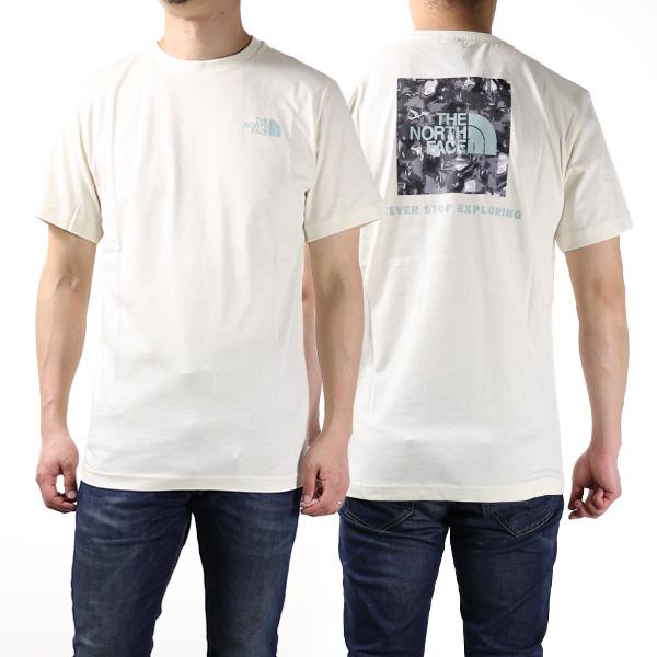 【 THE NORTH FACE ザノースフェイス M REDBOX GRAPHIC T-Shirt レッドボックス グラフィック Tシャツ NF0A8A3Q 】胸元とバックのロゴプリントがアクセントになった半袖Tシャツ。コットン素材にレギ...