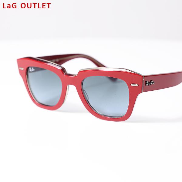 【LaGアウトレット】Ray-Ban レイバン STATE STREET Sunglasse サングラス RB2186 12963M Ray-Banの代表モデル「WAYFARER」にインスパイアされた「STATE STREET」。クラシカル...