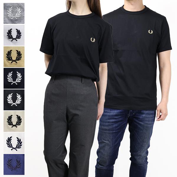 【 FRED PERRY フレッドペリー Ringer T-Shirt リンガーTシャツ M3519 】コットンジャージー素材を使用した滑らかな肌触りのクルーネック半袖Tシャツ。胸元のワンポイントのローレルリース刺繍がアクセントに。スッキリ...