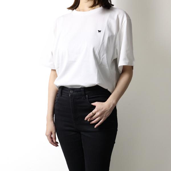 【 Max Mara マックスマーラ EDITTO T-Shirts Tシャツ 59710637600 】胸元に配したアイコニックなバタフライ刺繍がポイントの半袖Tシャツ。ネックはリブ仕上げでフィット感がよく、やわらかなコットン素材が快適な...