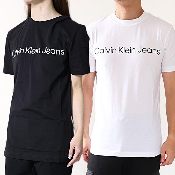 【 Calvin Klein Jeans カルバンクラインジーンズ Tシャツ Core Institutional Logo Slim Tee J30J322552 】フロントにブランドロゴをプリントした半袖Tシャツ。柔らかなコットン素材を...
