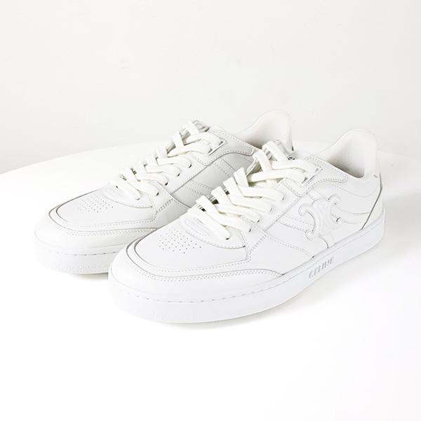 【 CELINE セリーヌ スニーカー TRAINER CT-11 Low Lace-Up Sneaker トレーナー CT-11 363033338 】グラフィカルなレザーのカットアウトが印象的なローカットスニーカー。ヒールとタンにCEL...