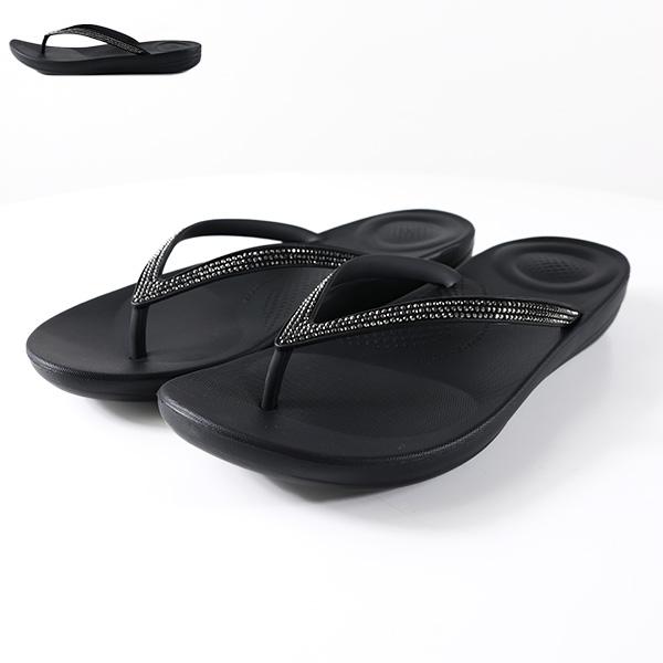 FITFLOP フィットフロップ サンダル IQUSHION Sparkle Flip-Flops R08-001 レディース コンフォート ビーチサンダル トングサンダル 靴■商品説明人間工学に基づいて開発された「iQushion(アイク...