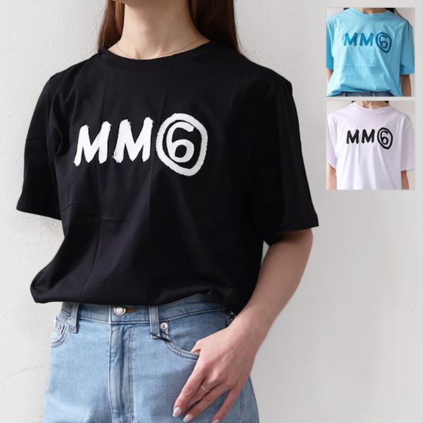 MM6 エムエムシックス キッズ Tシャツ 【1枚売り】Logo T-Shirts M61016 MM04I レディース ガールズ 半袖 カットソー クルーネック ロゴT【大人もOK】■商品説明フロントの大きなブランドロゴプリントが目を引く...
