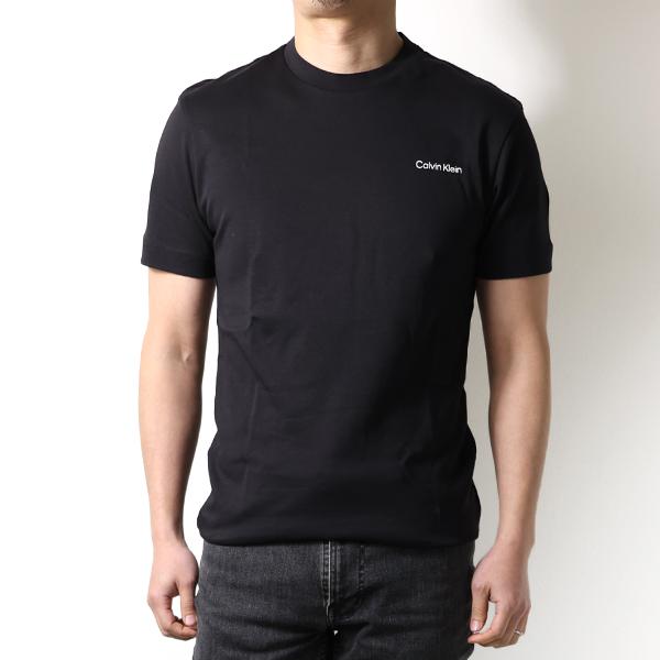 Calvin Klein カルバンクライン Tシャツ Cotton Interlock T-Shirt K10K109894 メンズ 半袖 カットソー クルーネック コットン ロゴT■商品説明胸元にブランドロゴをさりげなくプリントした半袖T...