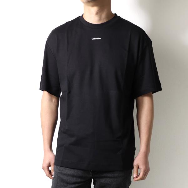 Calvin Klein カルバンクライン Tシャツ Relaxed Cotton Interlock T-Shirt K10K112487 メンズ 半袖 カットソー クルーネック コットン ロゴT■商品説明フロントにブランドロゴをさりげな...