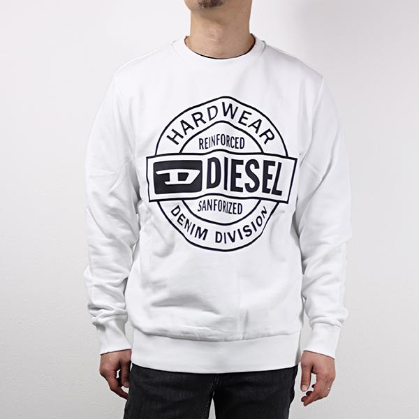 DIESEL ディーゼル スウェットシャツ Logo Crew Nack Sweatshirts A19704 RIXAN メンズ トレーナー クルーネック 長袖 コットン ロゴ■商品説明フロントに大胆なサークルロゴをあしらったスウェットシ...