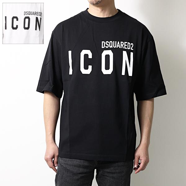Dsquared2 ディースクエアード Tシャツ Oversized Logo T-Shirts S79GC0080 D20020 メンズ 半袖 カットソー クルーネック ロゴT オーバーサイズ コットン■商品説明コットンジャージー素材を使...
