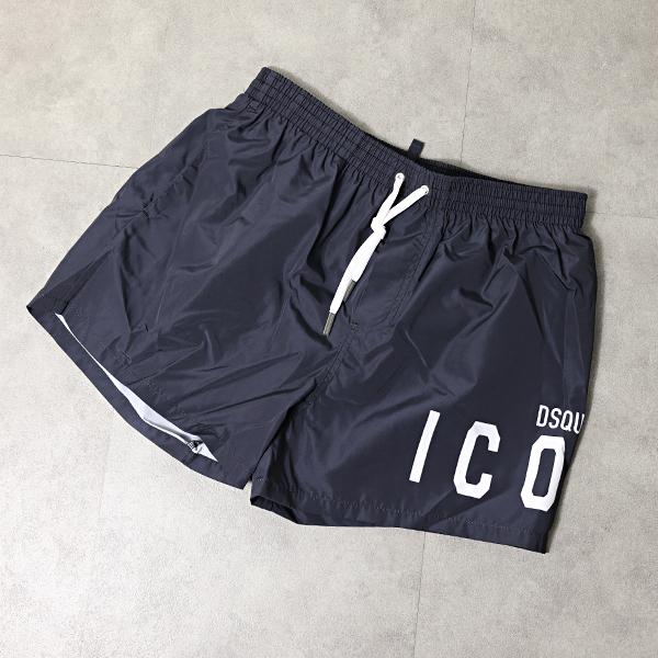 Dsquared2 ディースクエアード スイムウェア Boxer Midi Swimwear D7B8P5380 メンズ ショートパンツ スイムショーツ ICONロゴ 水着 水陸両用■商品説明アイコニックなロゴデザインが目を引く「BOXER...