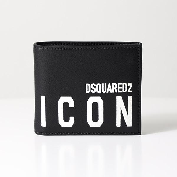 Dsquared2 ディースクエアード 二つ折り財布 Logo Bi-Fold Wallet WAM0015 12903205 メンズ レザー ミニ財布 小銭入れあり ロゴ■商品説明グレインレザーにブランドを象徴する「ICON」ロゴを大きく...