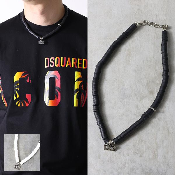 Dsquared2 ディースクエアード ネックレス Silicone Beads Necklace NEM0221 33706384 メンズ シリコン ロゴ アクセサリー■商品説明マットなシリコンディスクを連ねたネックレス。トップには「D2...