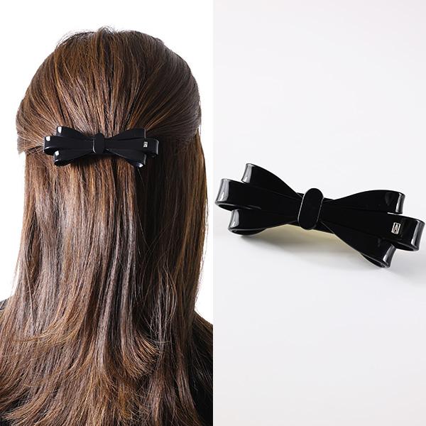 Alexandre de Paris アレクサンドルドゥパリ バレッタ CLASSIQUES CHATELET BARRETTE 8cm シャトレ― AA8-6805-05 レディース ヘアアクセサリー 髪留め リボン商品説明タイムレスで洗...