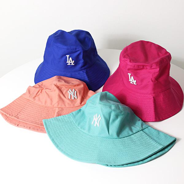 MLB Korea エムエルビーコリア キッズ バケットハット Small Logo Bucket Hat 72CPHE111 ニューヨーク・ヤンキース ロサンゼルス・ドジャース NY LA コットン 帽子■商品説明フロントにMLBのチーム...