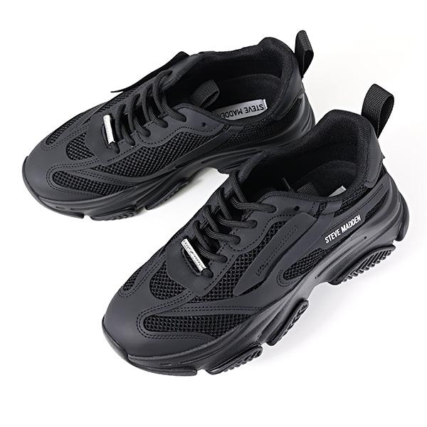 STEVE MADDEN スティーブマデン スニーカー POSSESSION Platform Sneakers POSS03S1 メンズ ボリュームソール 厚底 レースアップ シューズ 靴■商品説明圧倒的な存在感を放つボリュームソールが印...