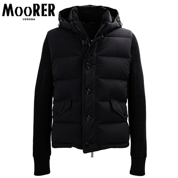 ＊当店は正規販売店です。【MOORER（ムーレー）】1999年、イタリア・ヴェローナに創業したMADE IN ITALYにこだわる高級アウターブランド『MOORER（ムーレー）』。【ムーレー ダウン メンズ ストレッチナイロン カシミヤ混ウ...