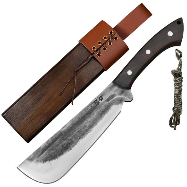 【商品の説明】商品状態：未使用カラー：画像に通り全長：38.4cm刃長：21cm刃幅：6.5cm刃厚：6mm刃材：5Cr鋼重量：933g（鞘含む）【ご注意】※正当な理由なくこの商品を携帯することは法令により禁止されております。 18歳未満の...