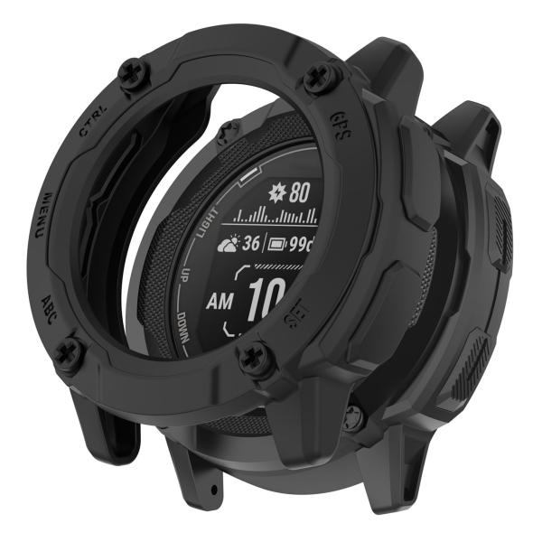 SHEAWA Garminガーミン Instinct 2X用ケース カバー 保護ケース TPUゴム 保護カバー 耐衝撃 アクセサリー (ブラ【商品説明】・ケースを付けたまま各種操作や接続が可能！・パッケージ内容：1×ケース(ウォッチ本体は同...