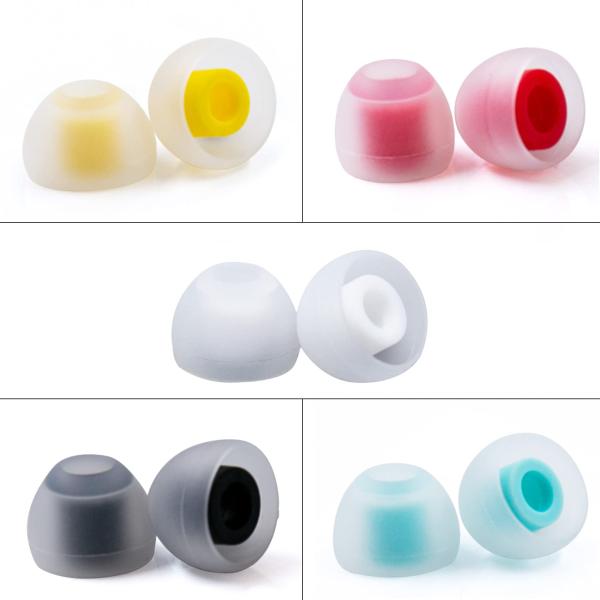 KBEAR 07 イヤーピース シリコンイヤホンパッド イヤホンキャップ シリコン製 重低音強化イヤホンキャップ 快適 フィット感 装着感向【商品説明】・イヤークッションの種類5種類サイズのイヤーチップあり、イヤホンに好きなサイズに合わせる...